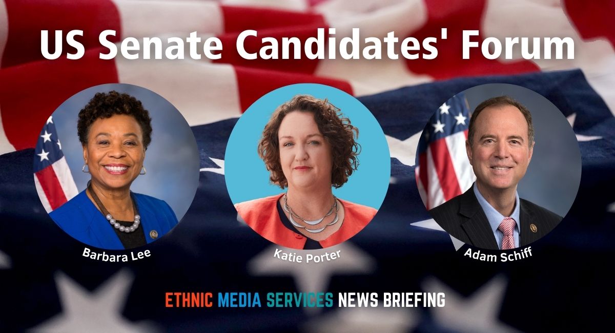 US Senate Candidates' Forum: Live with Reps Barbara Lee, Katie Porter ...